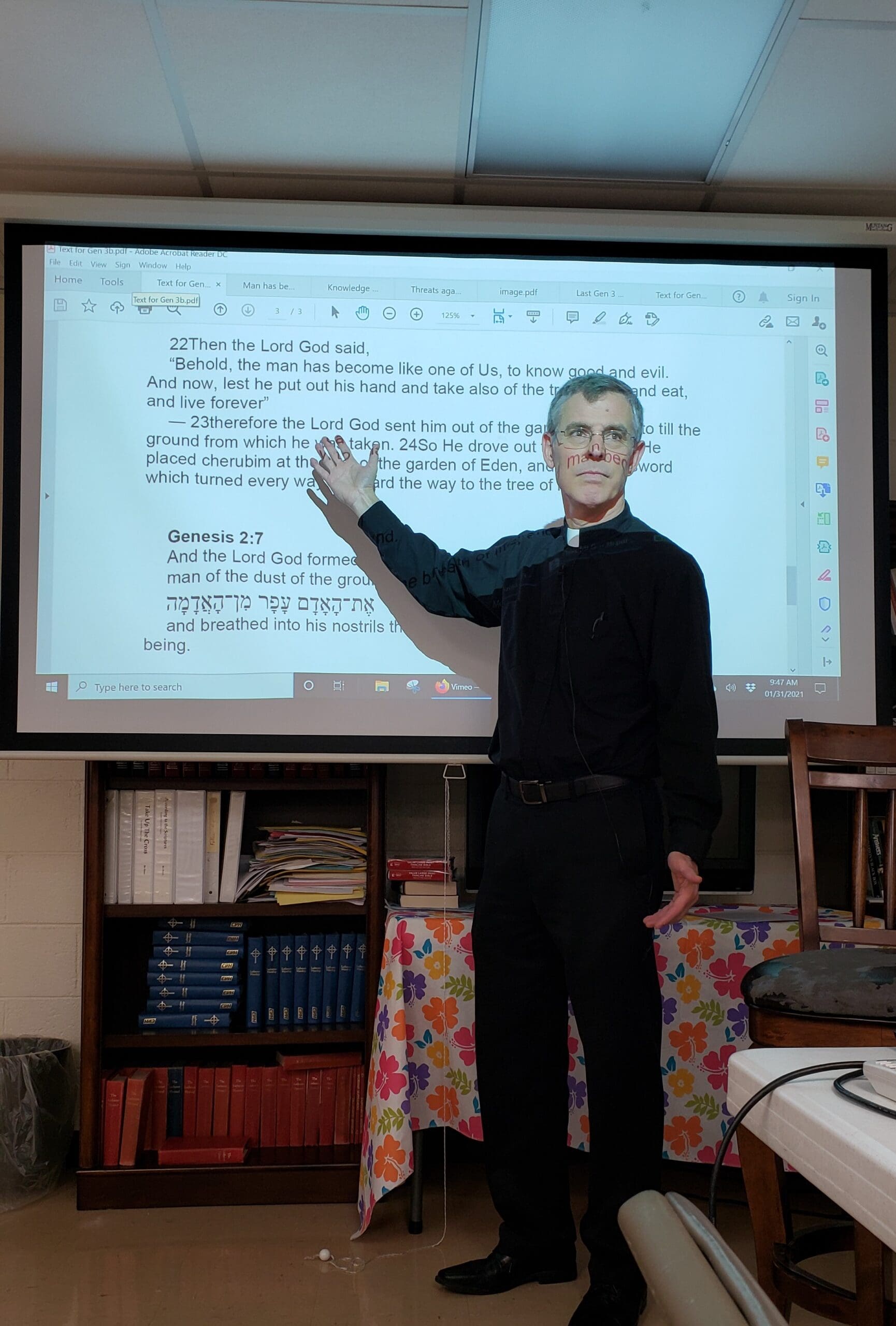 At Screen – Trinity Lutheran Church
