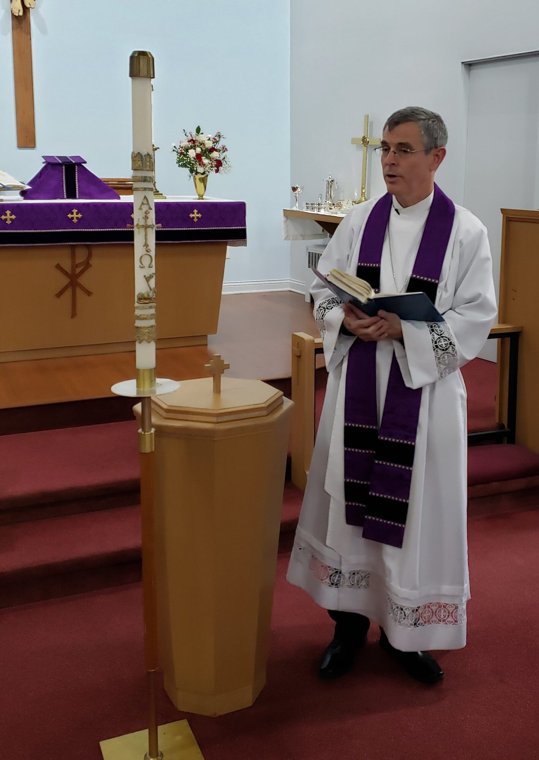 Purple font – Trinity Lutheran Church